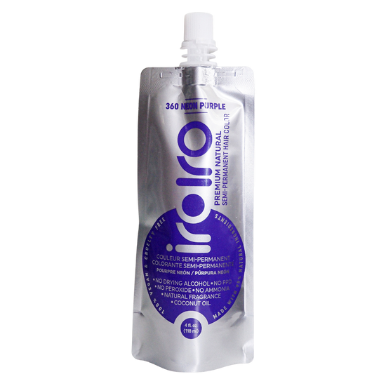 Iroiro 360 UV Reactive Purple Neon Vegan Cruelty-Free Semi-Permanent H – iroirocolors.com